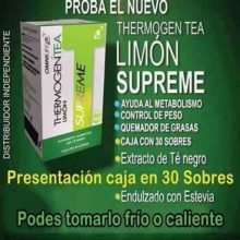 Thermogentea Omnilife Limón. Pierde peso y talla sin efecto de rebote.