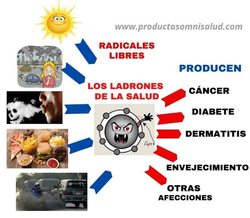 Radicales libres, Oxidación y los Productos Omnilife.