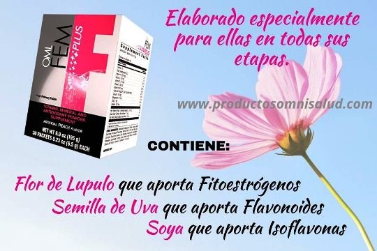Fem Plus. Equilibrio hormonal de la mujer en todas las etapas de su vida.