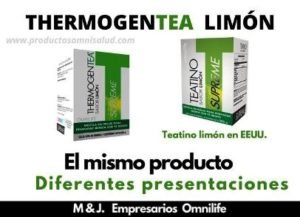 THERMOGEN TEA LIMÓN: PIERDE PESO y Talla Sin EFECTO Rebote