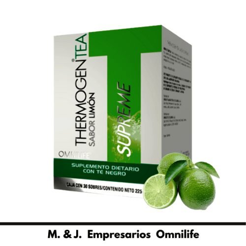 THERMOGEN TEA LIMÓN, Nutrición que ayuda a tu METABOLISMO.